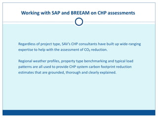 SAV Systems, CHP Technical Specifications | PPT