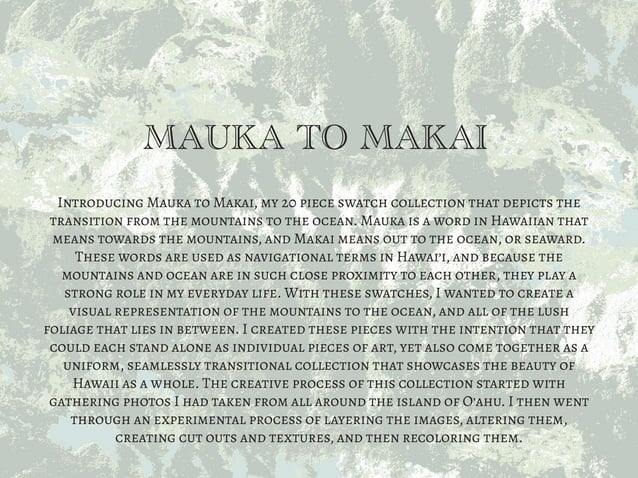 Digital Surface Design LookBook Malia Anderson | PPT