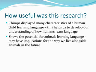 Savage Rumbaugh ppt | PPT