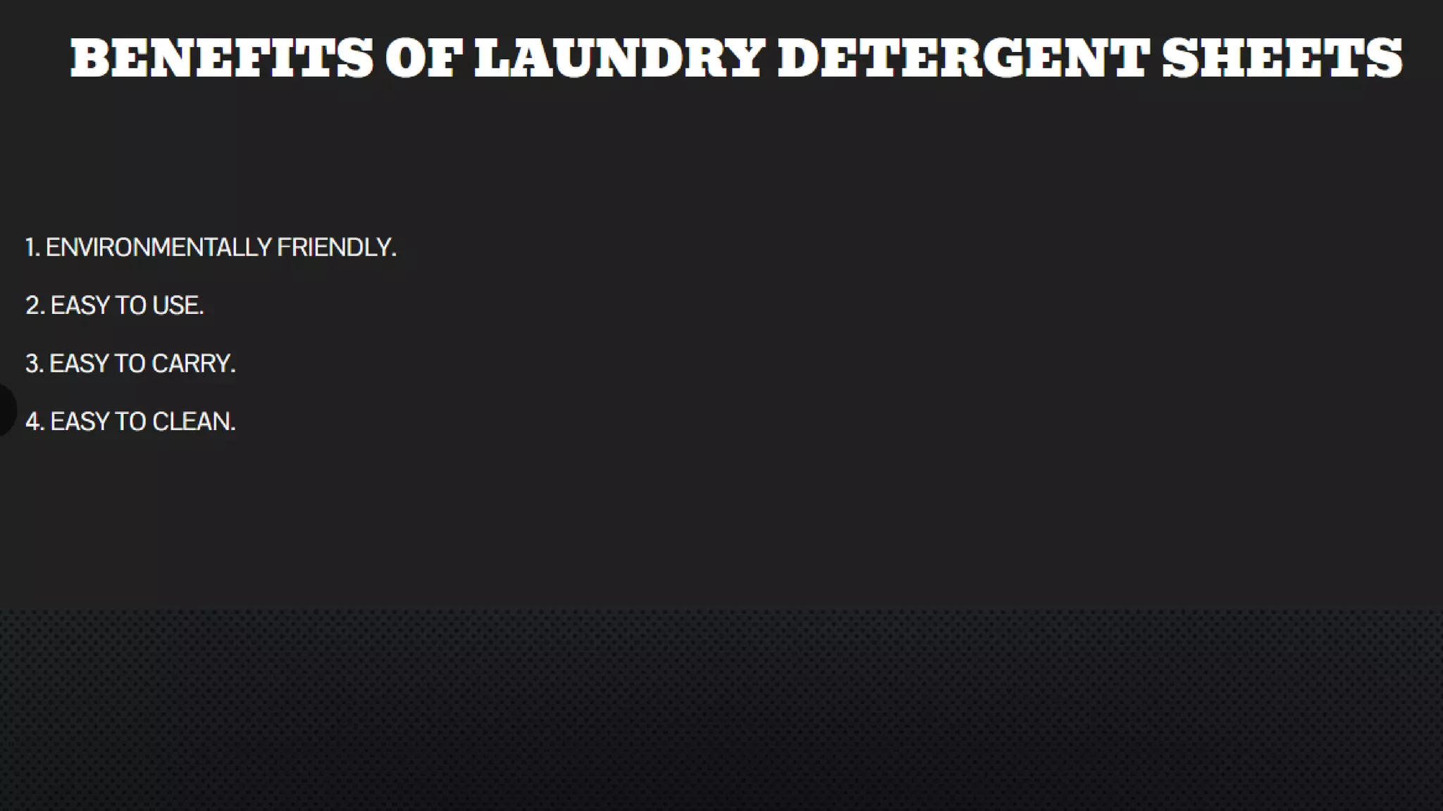 HOW LAUNDRY DETERGENT SHEETS ARE MORE SUSTAINABLE THAN LIQUID DETERGENT? | PPT