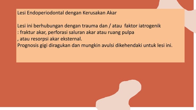 Savana lesi endo perio | PPTX