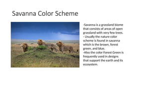 Savanna Color Scheme architecture and design | PPT