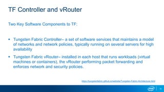 Introduction to Tungsten Fabric and the vRouter | PPT