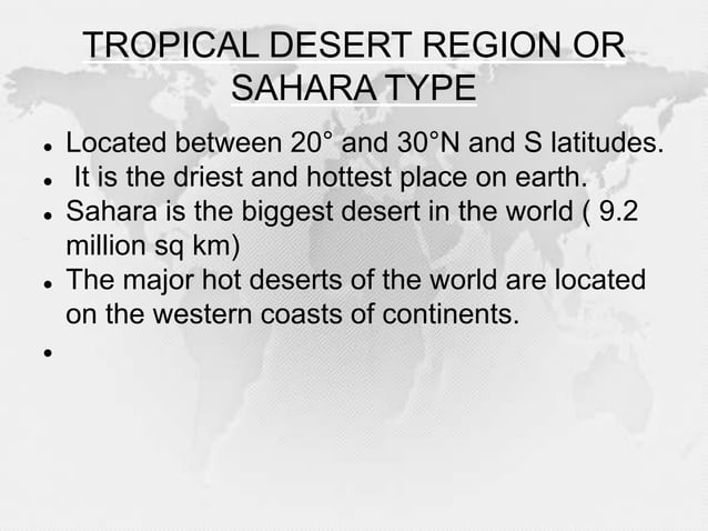 tropical regions - Sudan and Sahara types | PPTX | Landscaping | Home ...