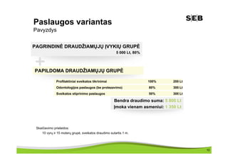 Savanoriškas sveikatos draudimas | PDF