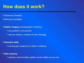 Savant Syndrome | PPT