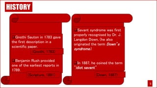 Savant syndrome | PPTX