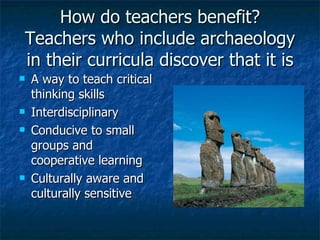 Archaeology in the classroom | PPT