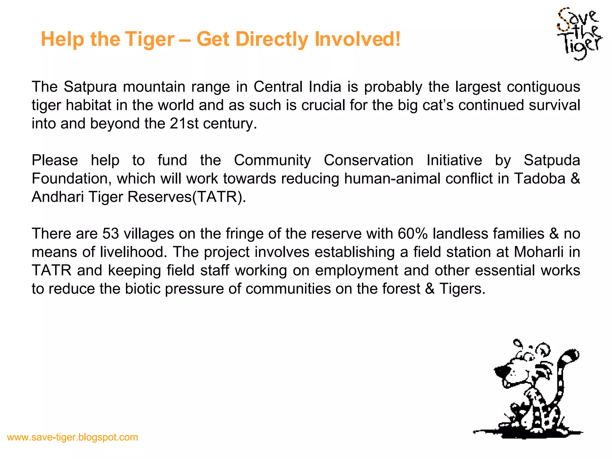 Save the Tiger | PPS | Zoos & Aquariums | Attractions