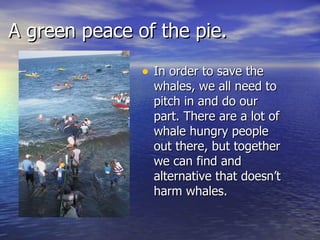Save The Whales! | PPT