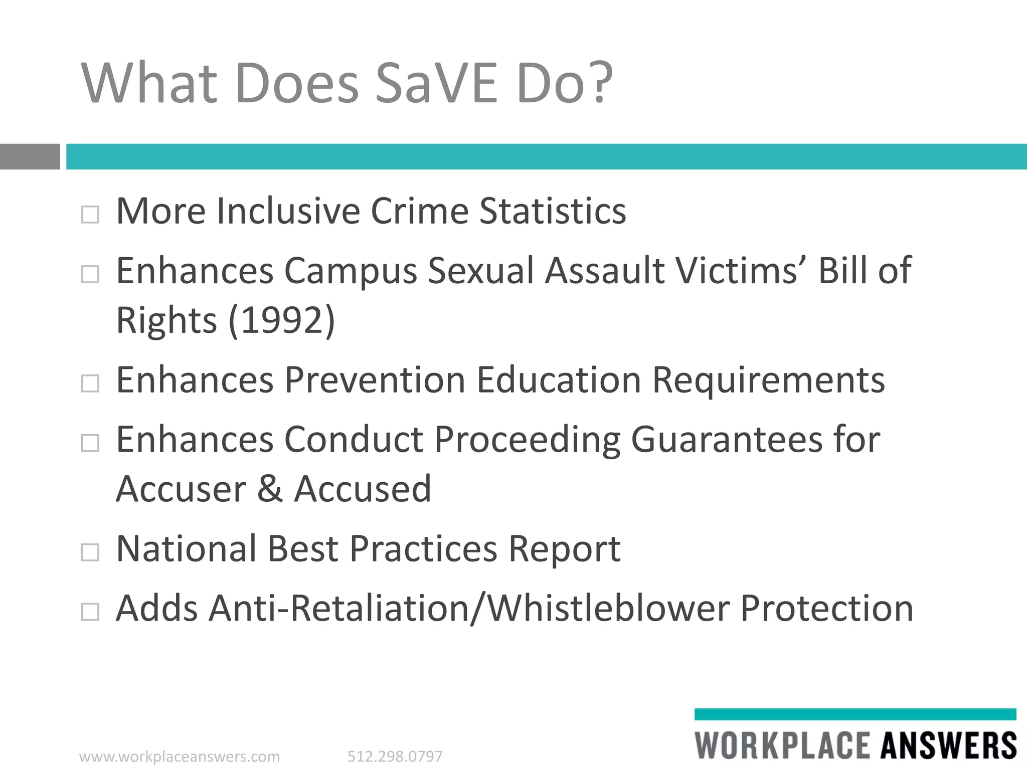 Campus SaVE Act | PPT