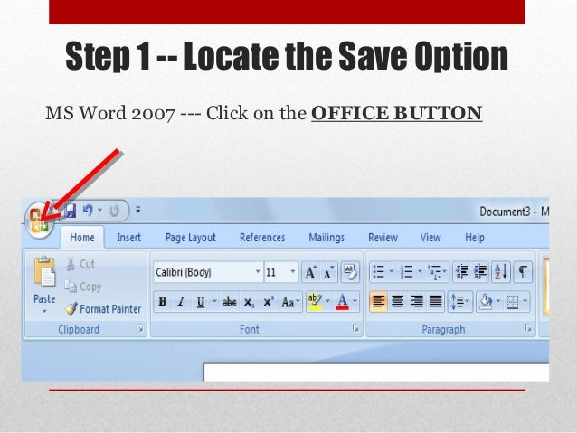 Save a file tutorial