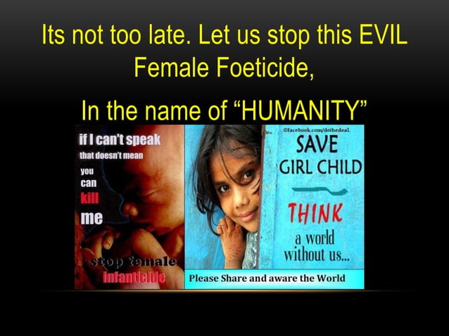Poem regarding Save the Girl - Ladlee Bitiya | PPT