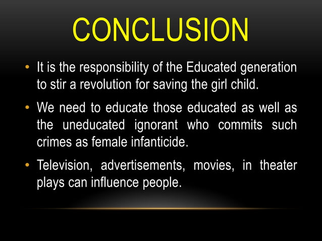 Poem regarding Save the Girl - Ladlee Bitiya | PPT
