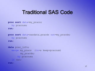 Save Coding Time with Proc SQL.ppt