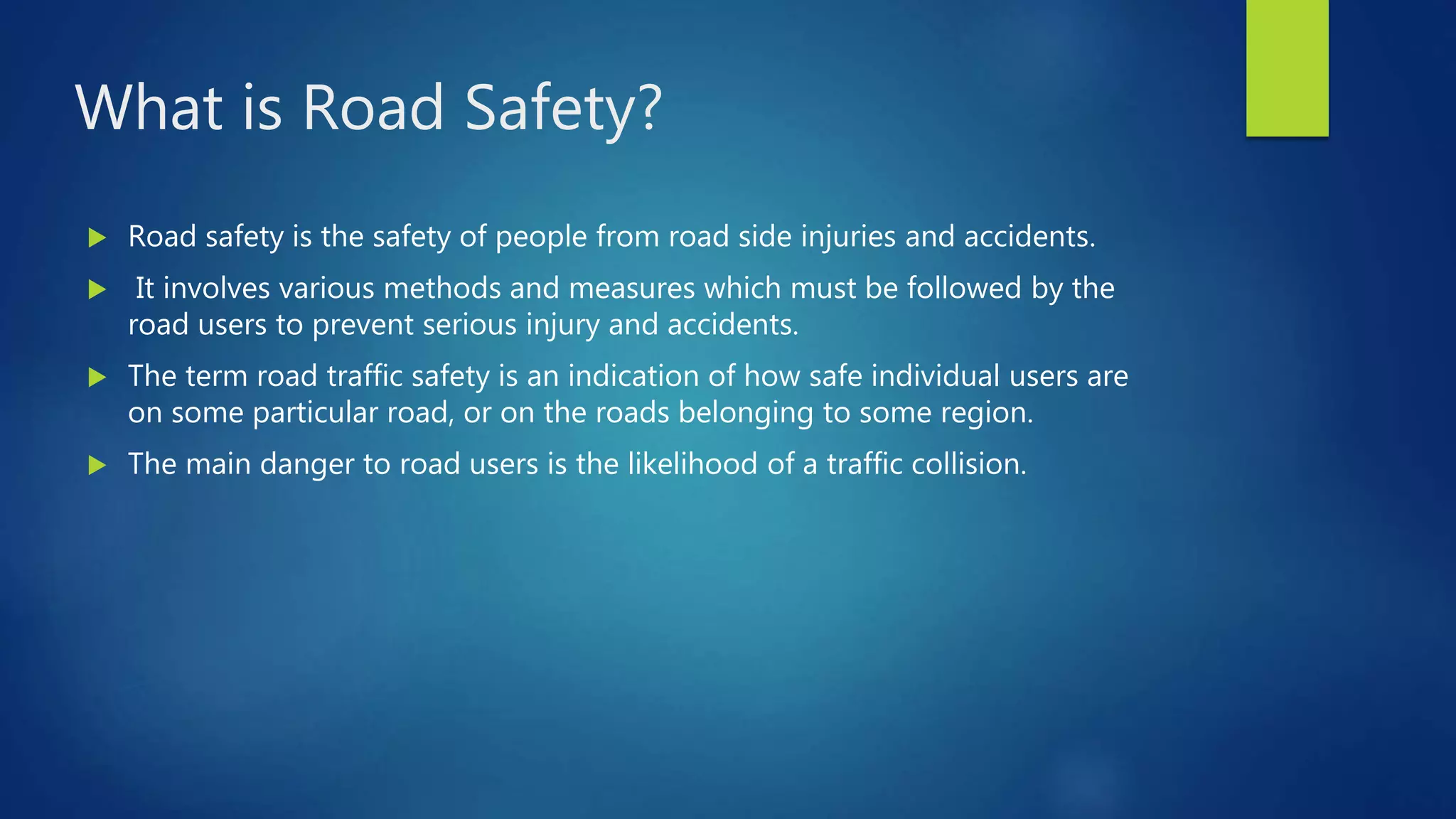 Road Safety - Save drive, Save life | PPTX