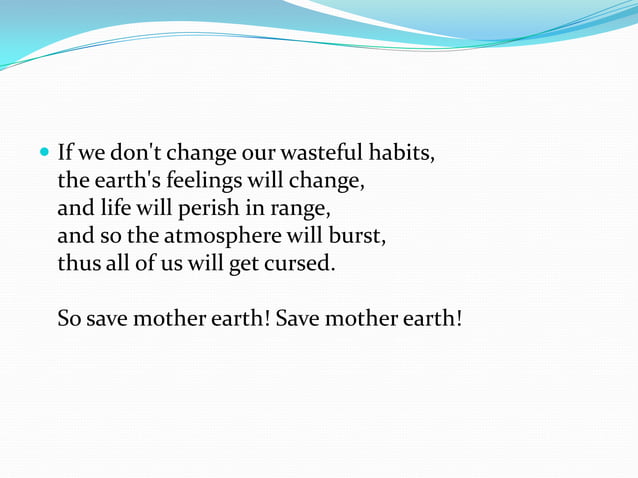 Save earth | PPT