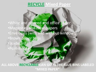 Save earth ( recycle , reuse , reduce ) | PPTX