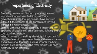 Save electricity : Importance | PPT