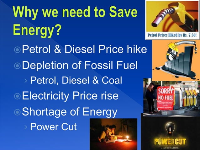 Save Energy to Save Future | PPTX