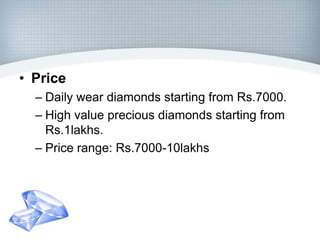 stp of a hypothetical brand- Diamond jewellery brand STP | PPTX