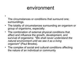 Save environment | PPT