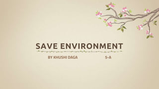 Save environment | PPT