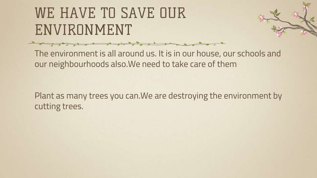 Save environment | PPT