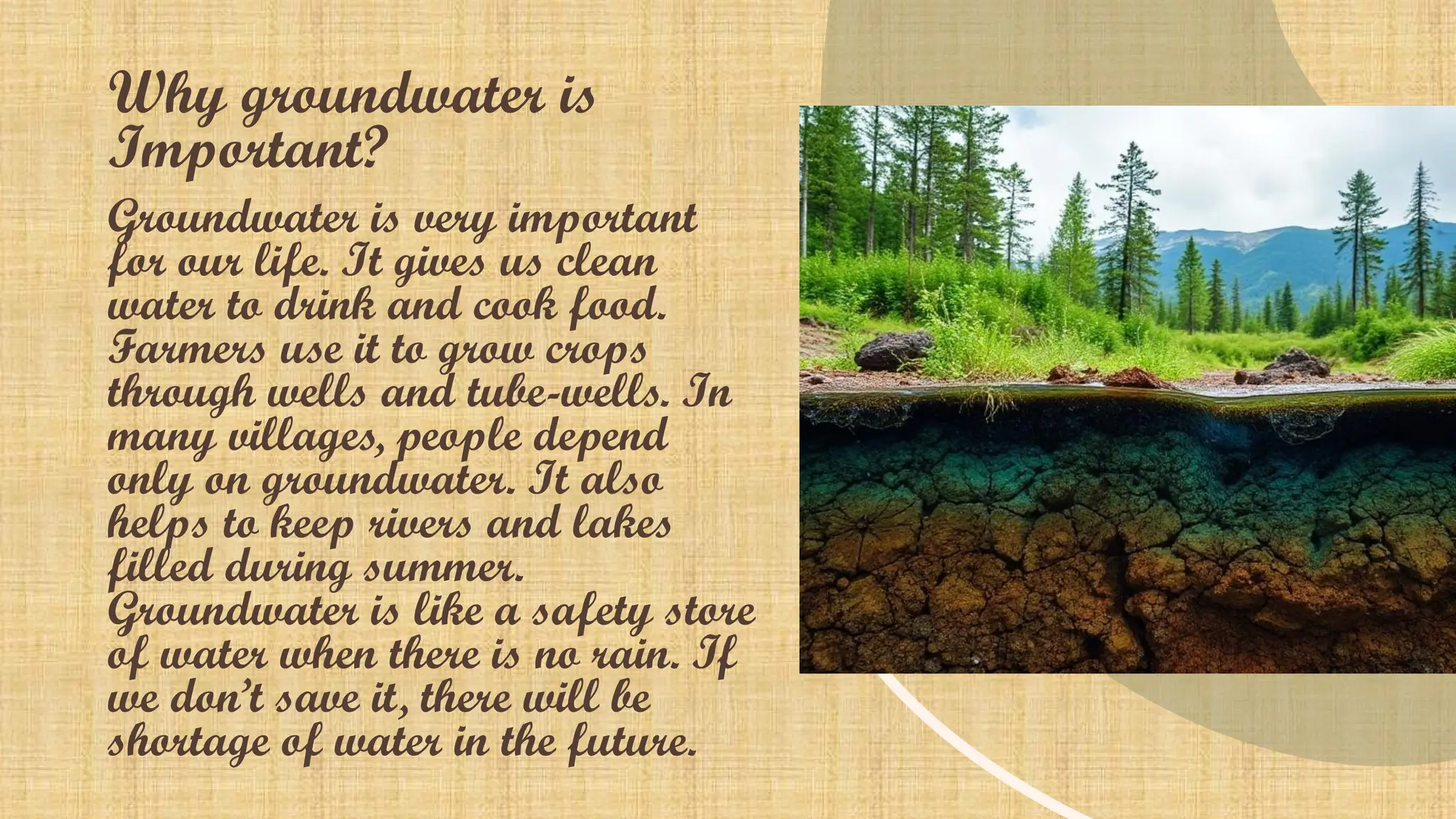 Save Every Drop.pptx it is ppt on groundwater resources | PPTX