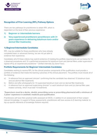 Save face rpl welcome pack | PDF