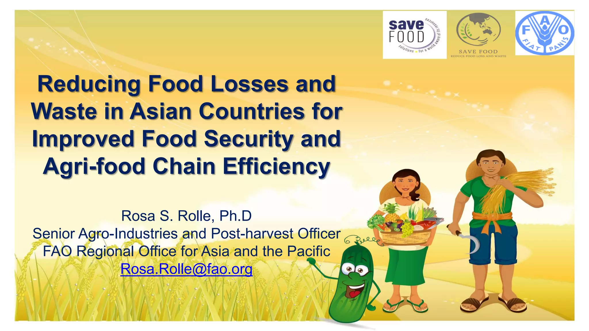 Reducing Food Losses and Waste in Asian Countries for Improved Food ...
