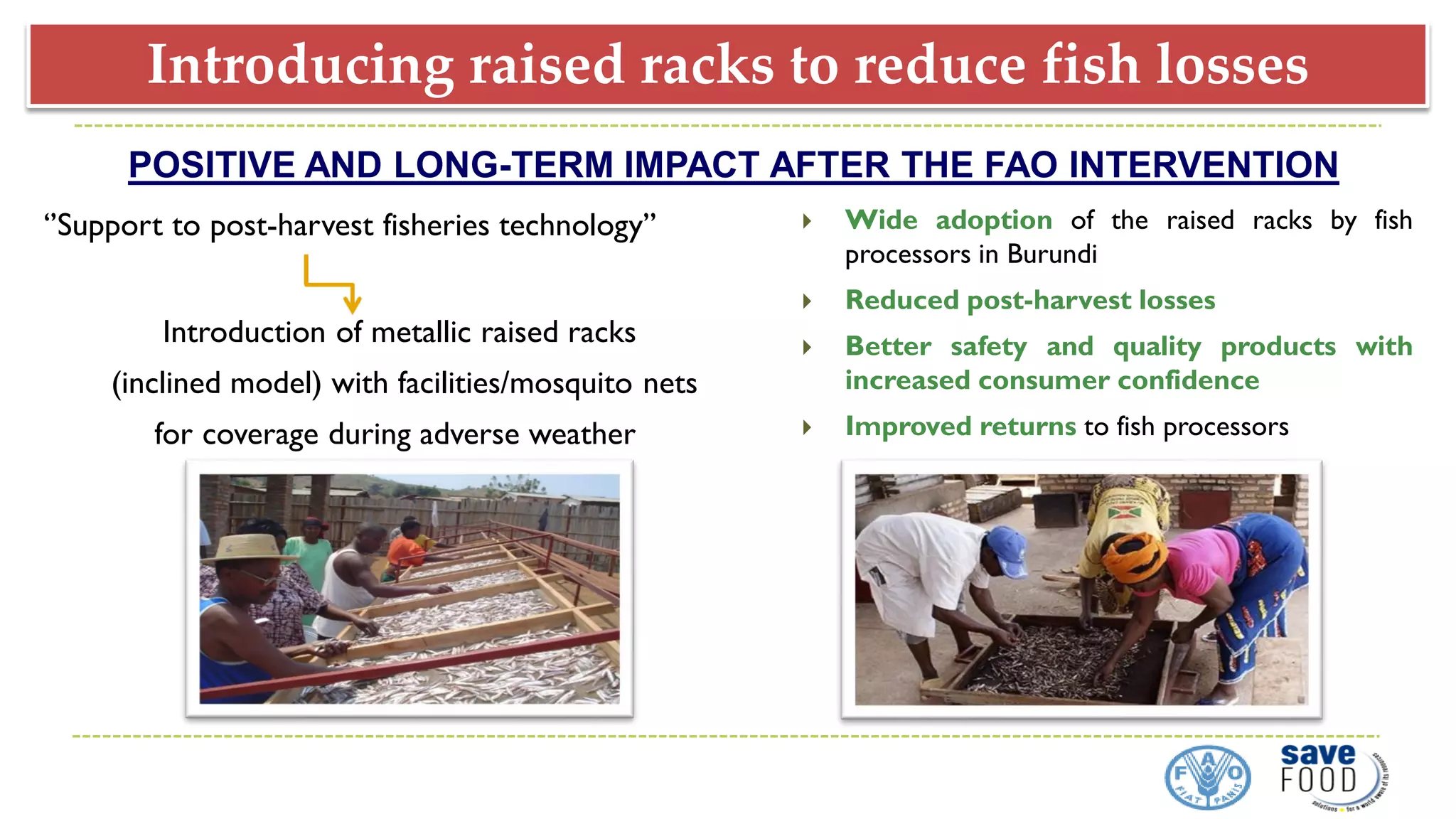Support to post-harvest fisheries technology | PDF