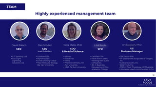 Save Foods Corporate Deck August 2022 | PPT