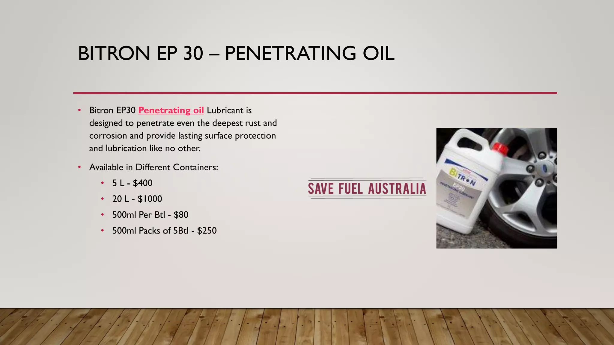 Save fuel Australia oil additives Australia | PPT