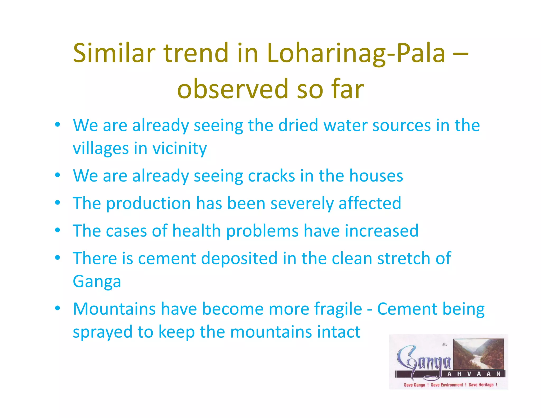Save Ganga Presentation By Mallika Bhanot | PPT