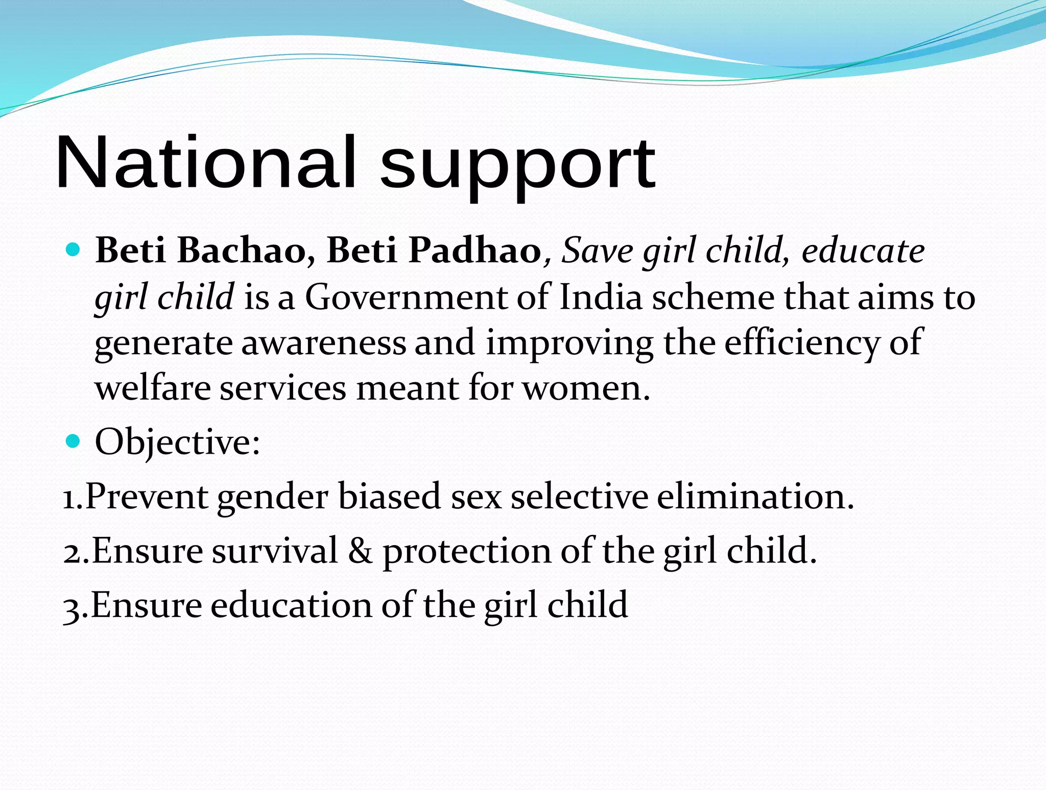 Save Girl Child | PPTX