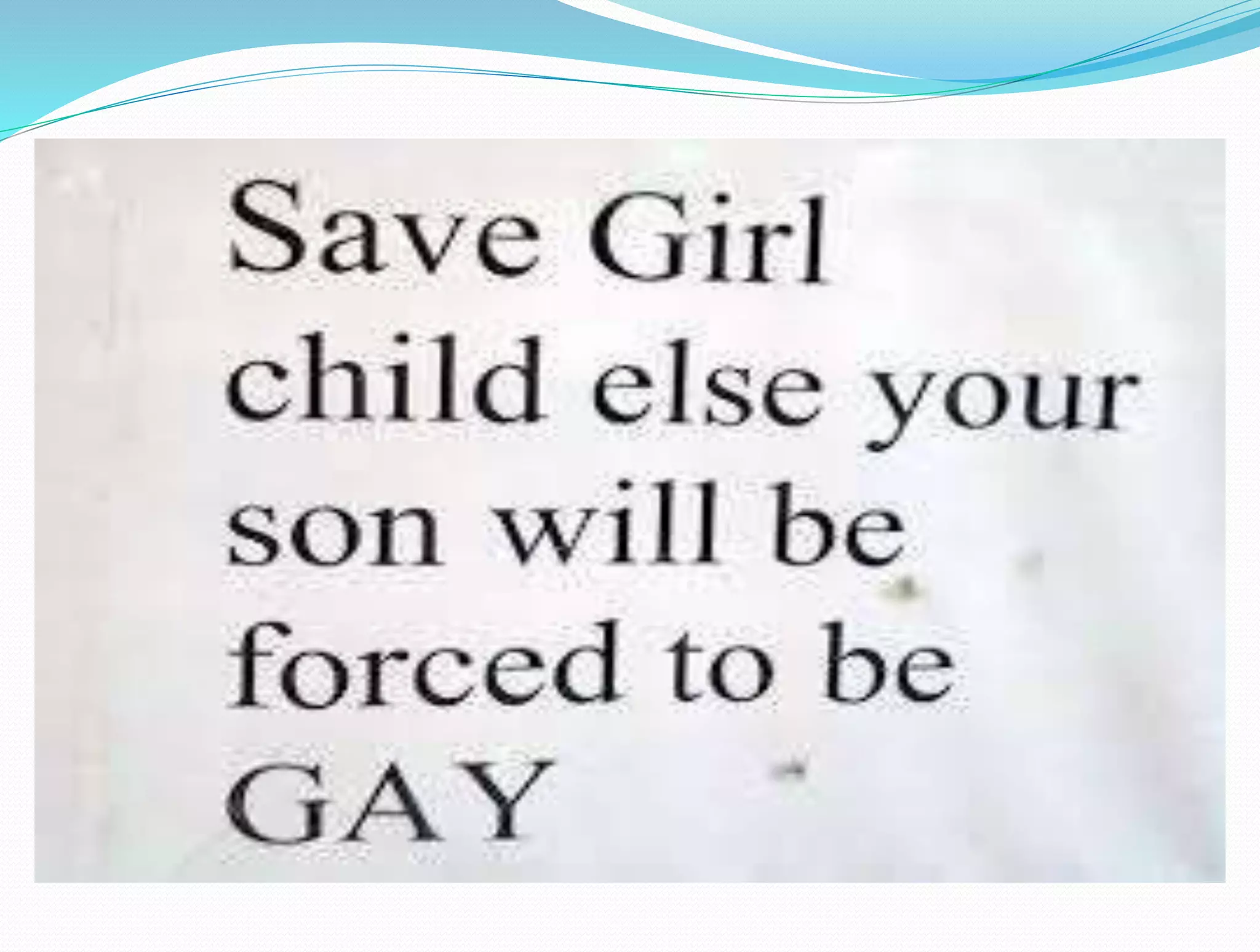 Save Girl Child | PPTX