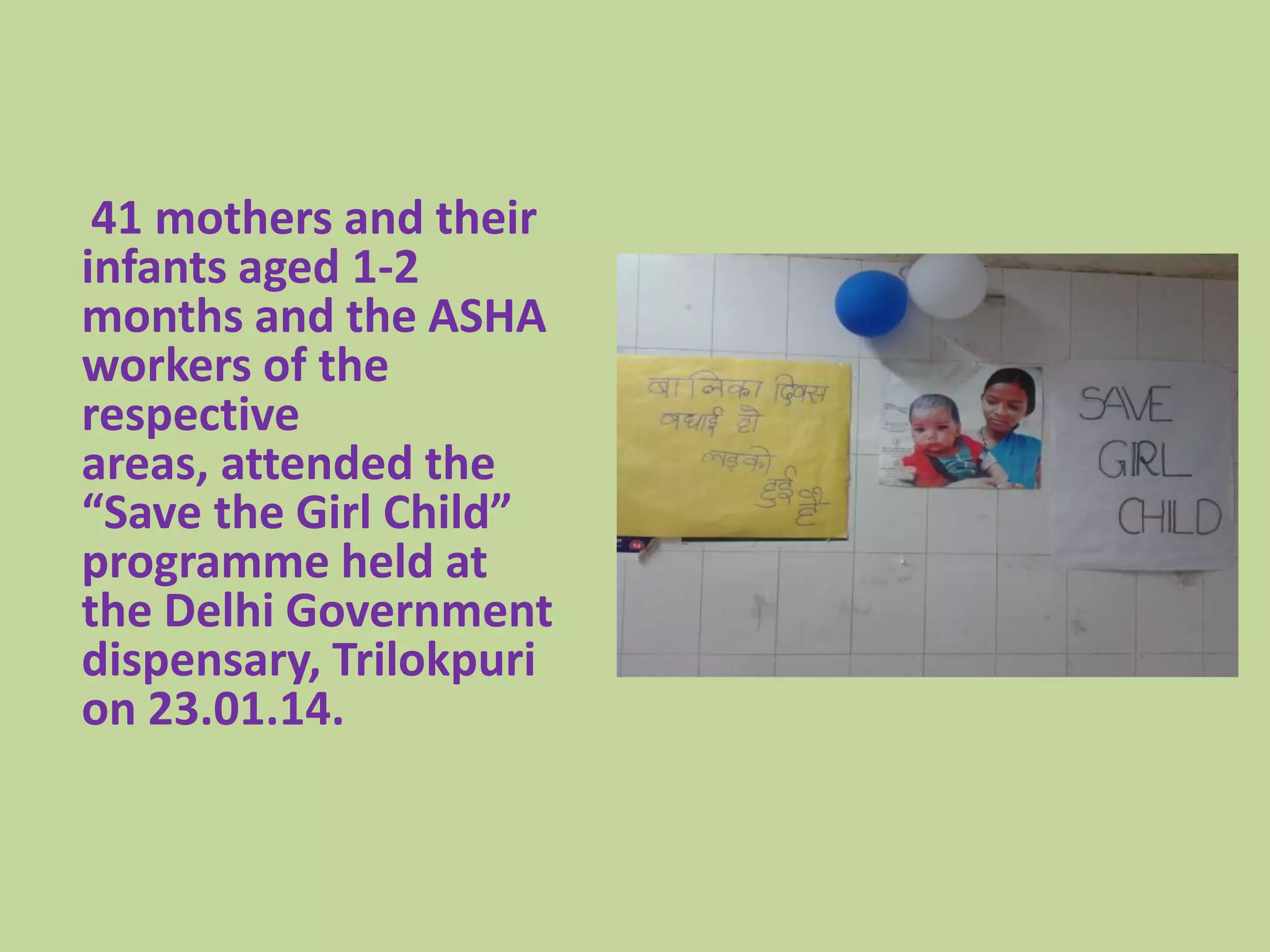 Save the Girl Child | PPTX