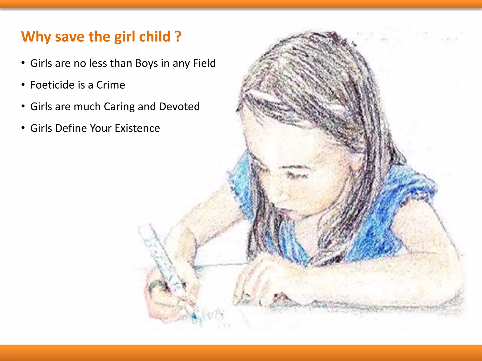 Save the Girl Child. Presentation by Ayush Nambiar | PPSX
