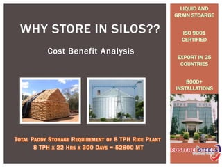 Save money by storing paddy in silos | PPTX