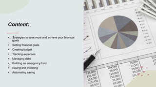 "Maximizing your savings:The power of financial planning".pptx