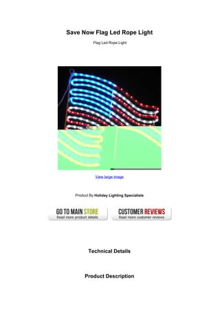 Save now flag led rope light | PDF