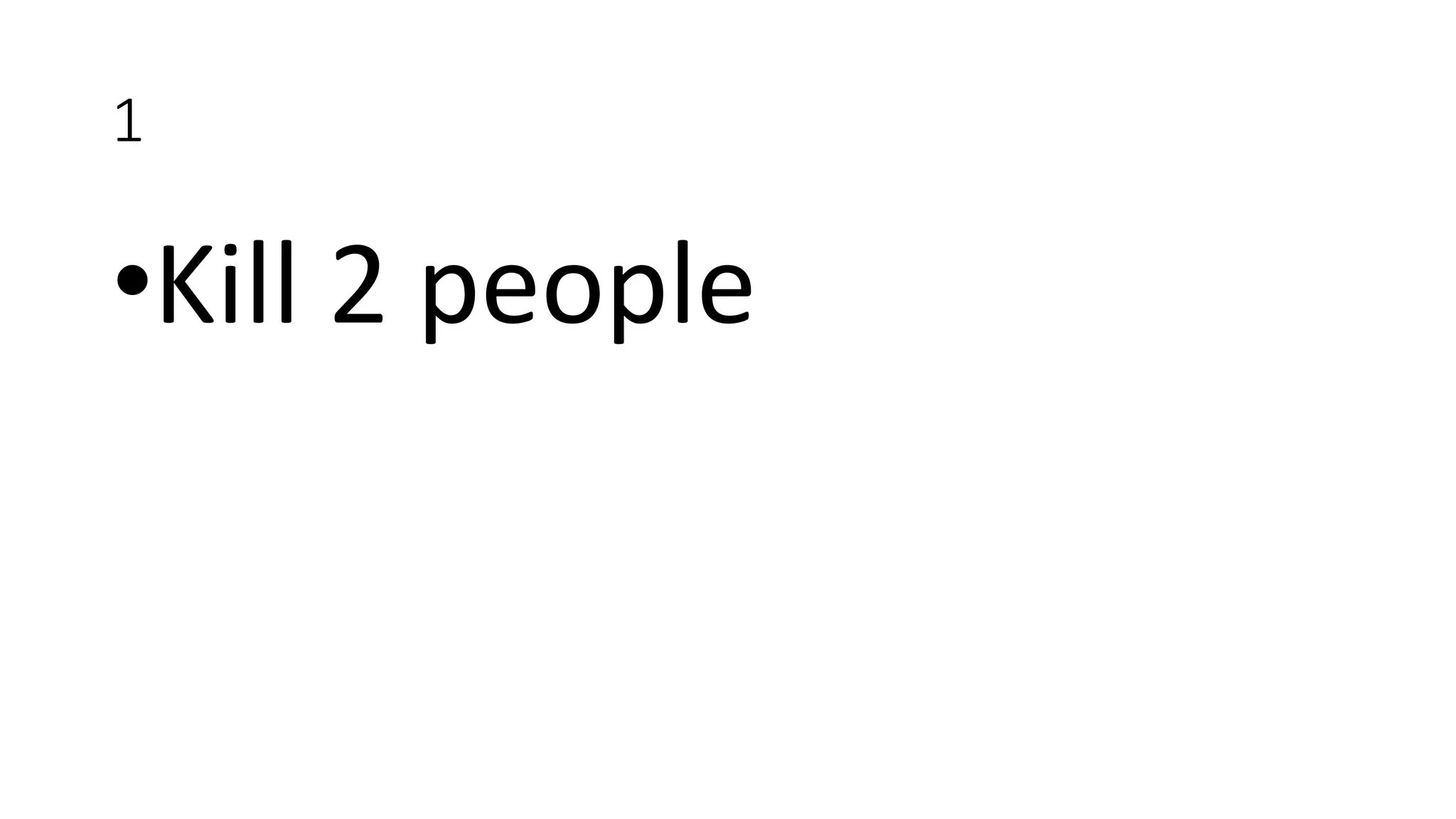 A classroom activity for A2+ level: Save or kill | PPT