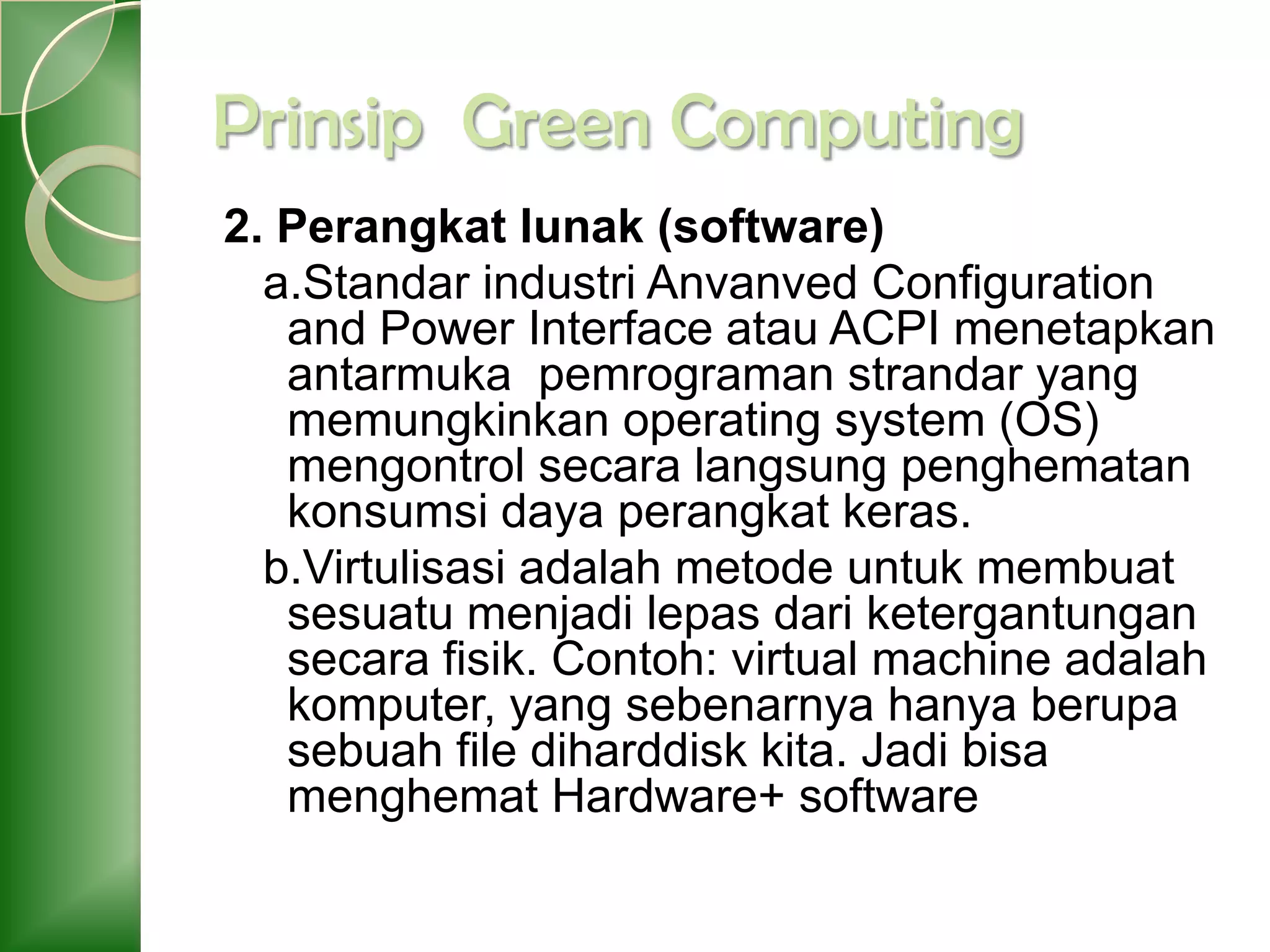 Save our earth with green computing | PPTX