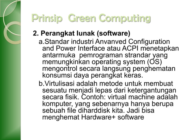 Save our earth with green computing | PPT