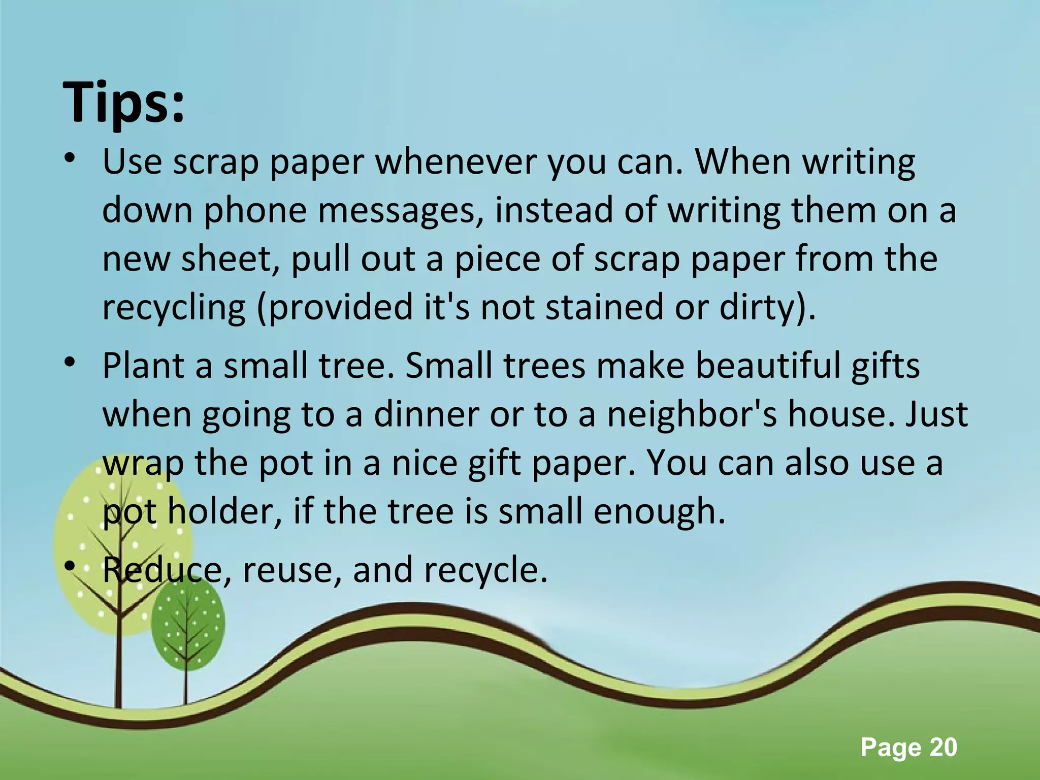 Save paper to save forests ppt 2010 | PPT