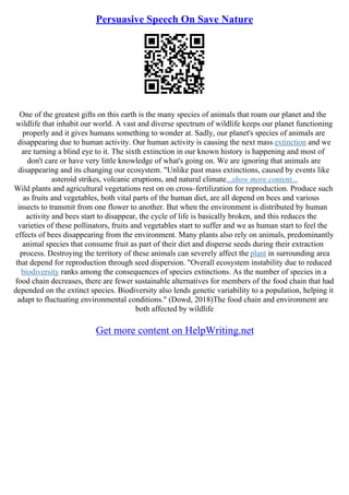 Save Planet Earth Essay | PDF