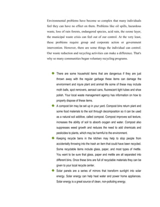 Save the planet | DOCX