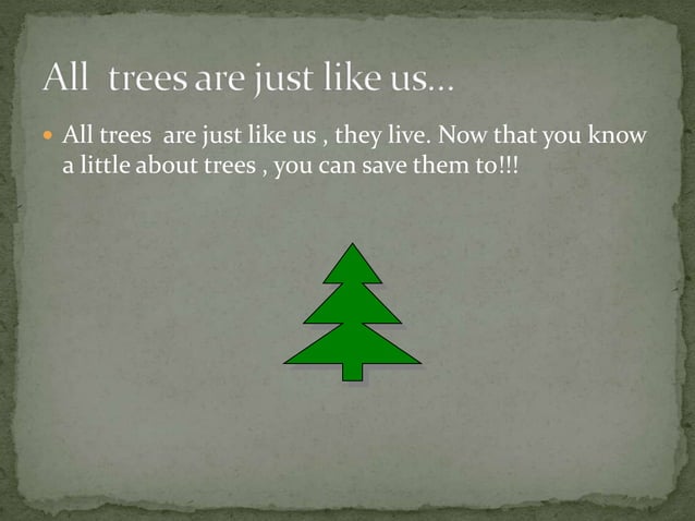 Save the trees carter emma | PPTX
