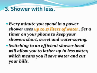 Save the water | PPTX